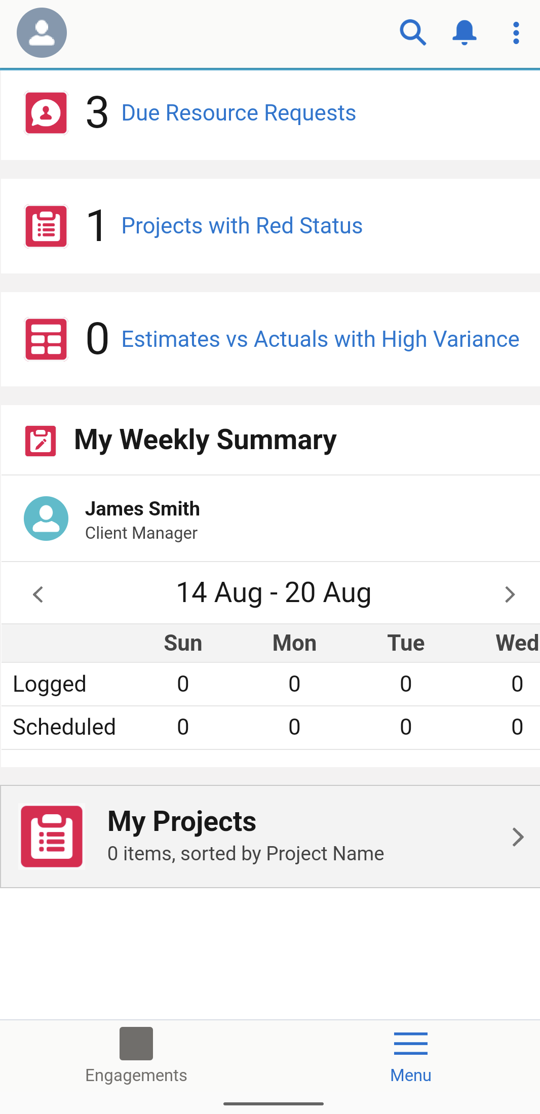 Mobile Project Management Workspace