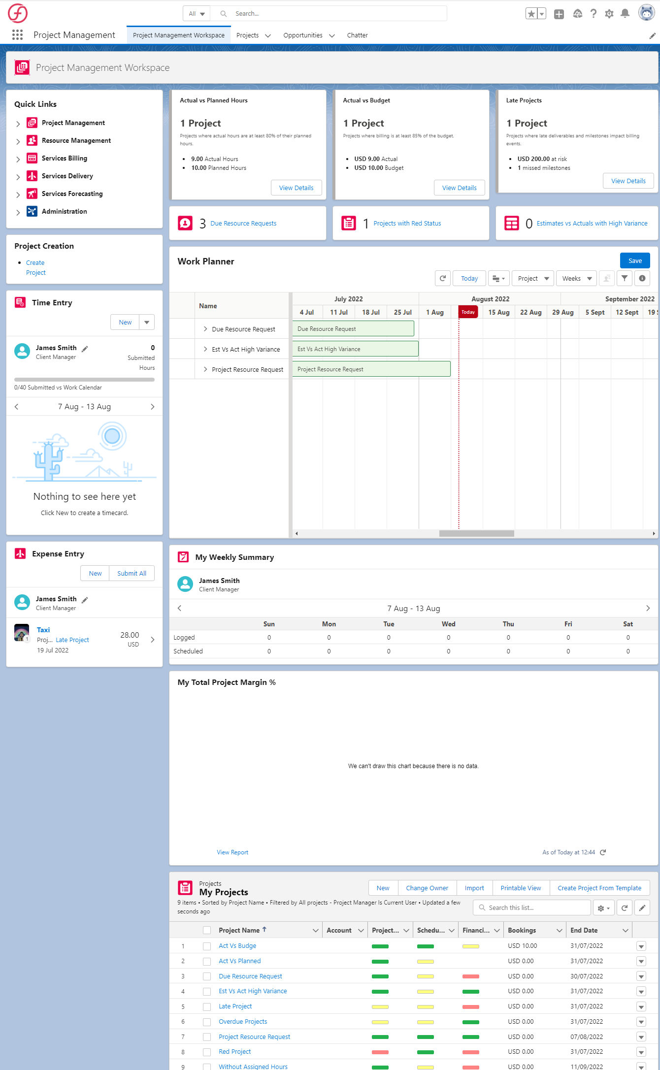 Project Management Desktop App